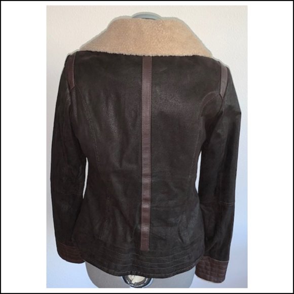 Danier | Jackets & Coats | Danier Brown Winter Leather Jacket Sale | Poshmark
